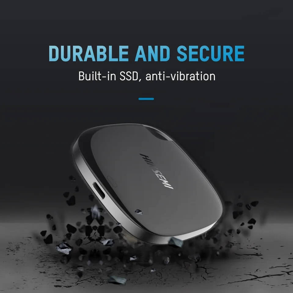 HikSemi 256GB External SSD T100 Portable ssd Speed up to 450MBs ...