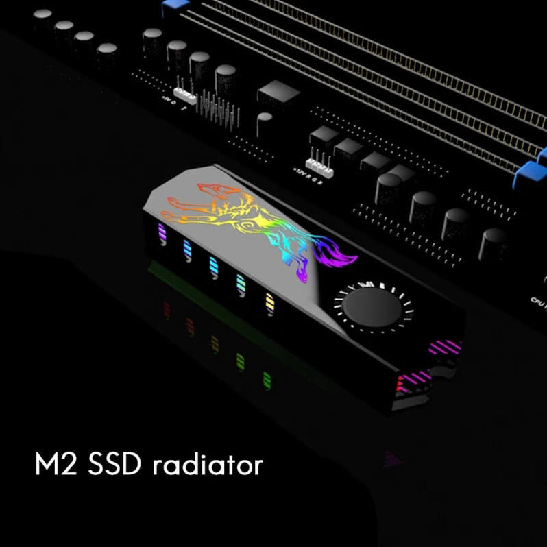 M 2 SSD Heatsink Cooler 5V 3 Pin ARGB price in Pakistan — Paksell.pk