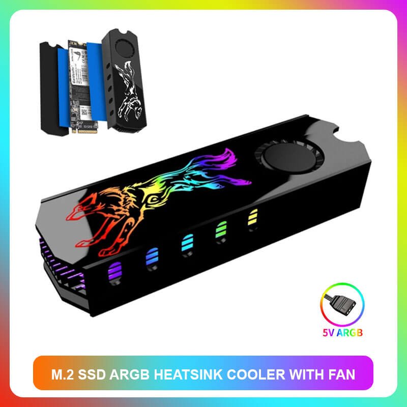 M 2 SSD Heatsink Cooler 5V 3 Pin ARGB price in Pakistan — Paksell.pk
