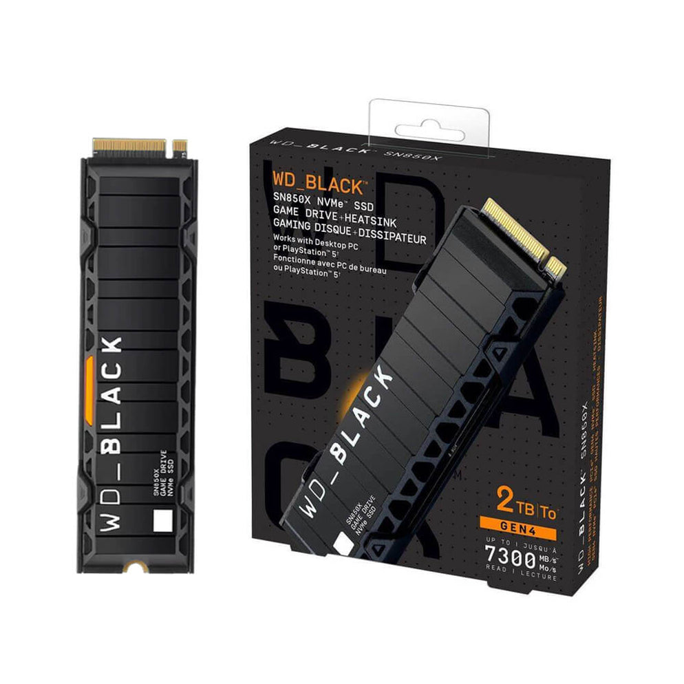 WD Black SN850X with Heatsink 1TB 2TB NVMe SSD speed 7300MBs — PakSell ...